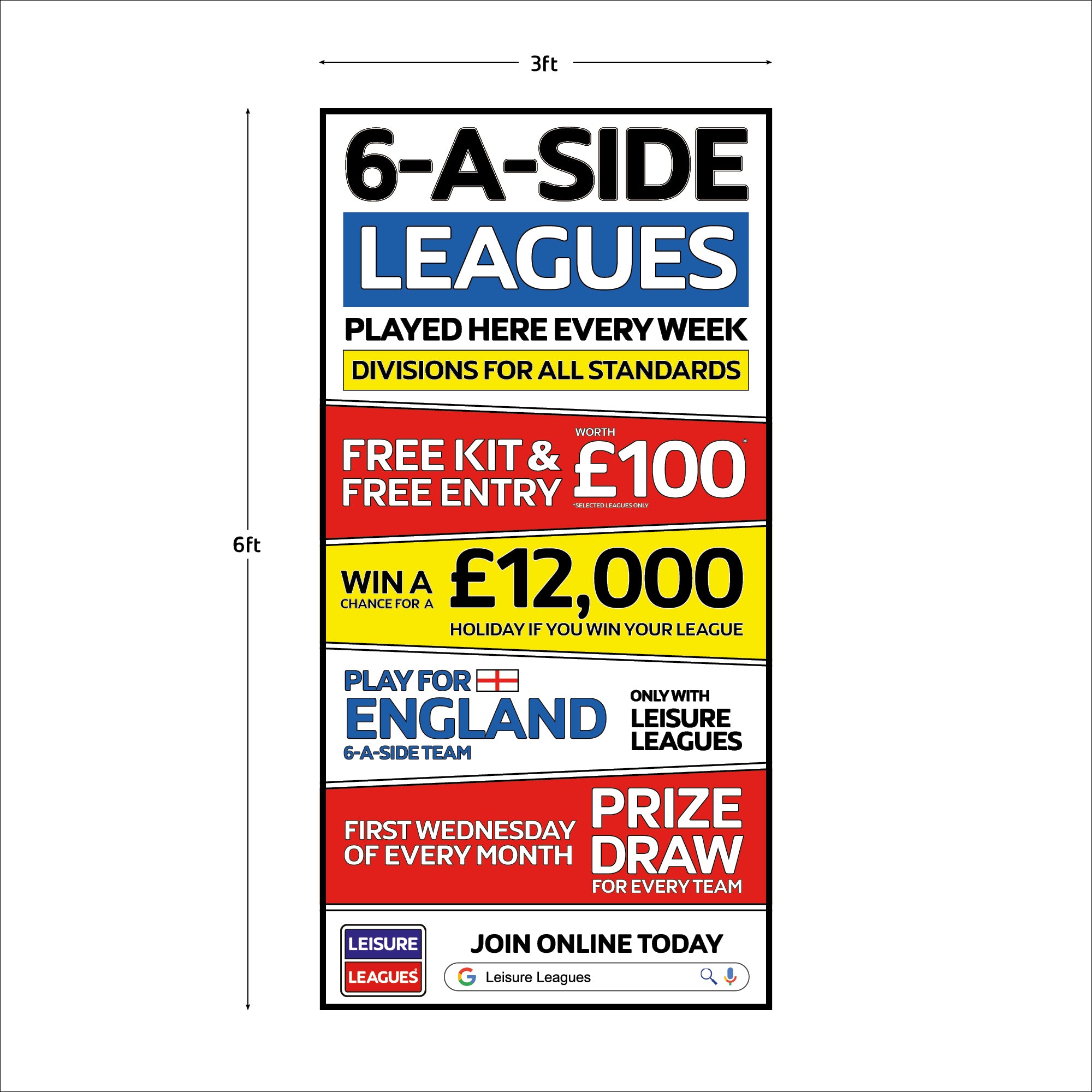 Old Style 6ft x 3ft Banner – LL Partner Shop