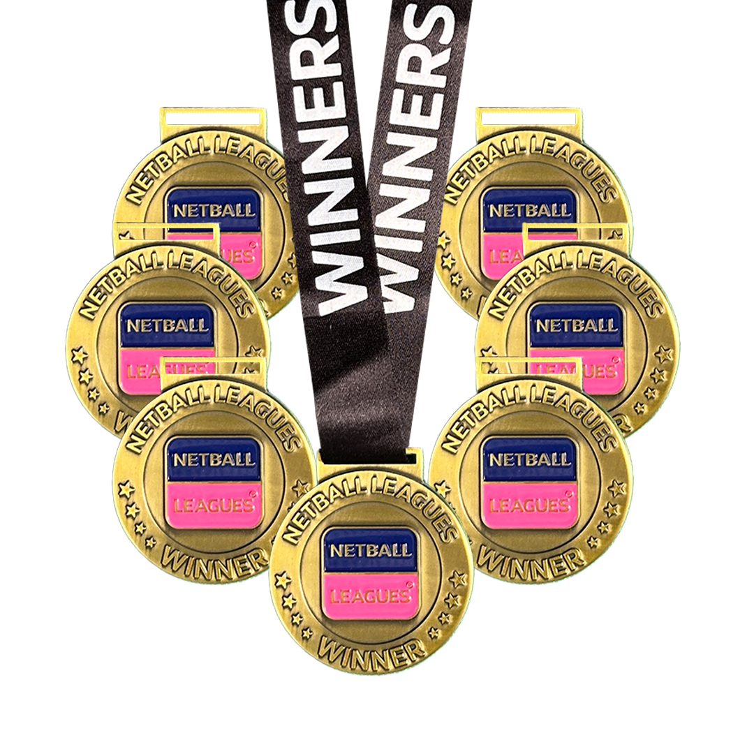 Netball Leagues Winners Medals - Pack of 7 – LL Partner Shop