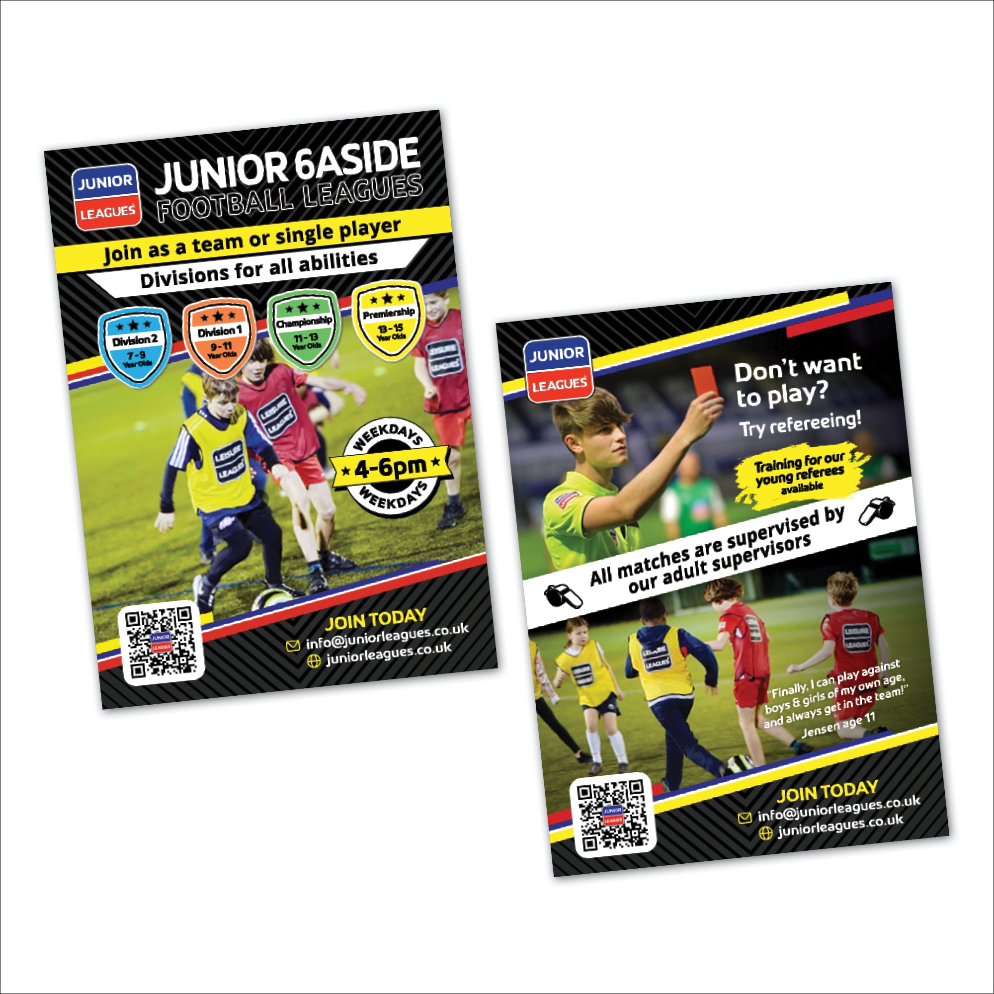 Junior League A5 QR code Flyer – LL Partner Shop