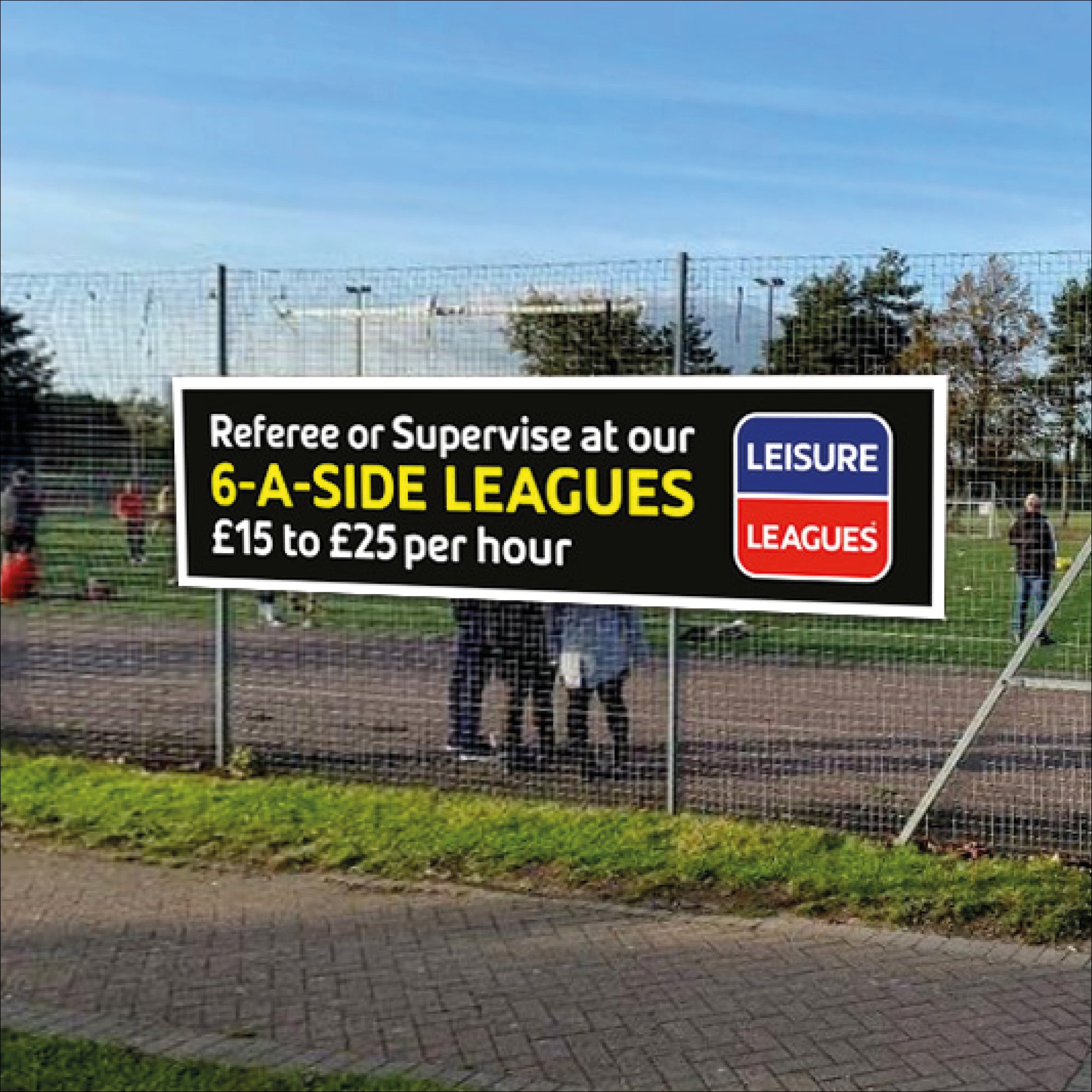 "Referee or Supervisor" 8ft x 2ft Banner – LL Partner Shop